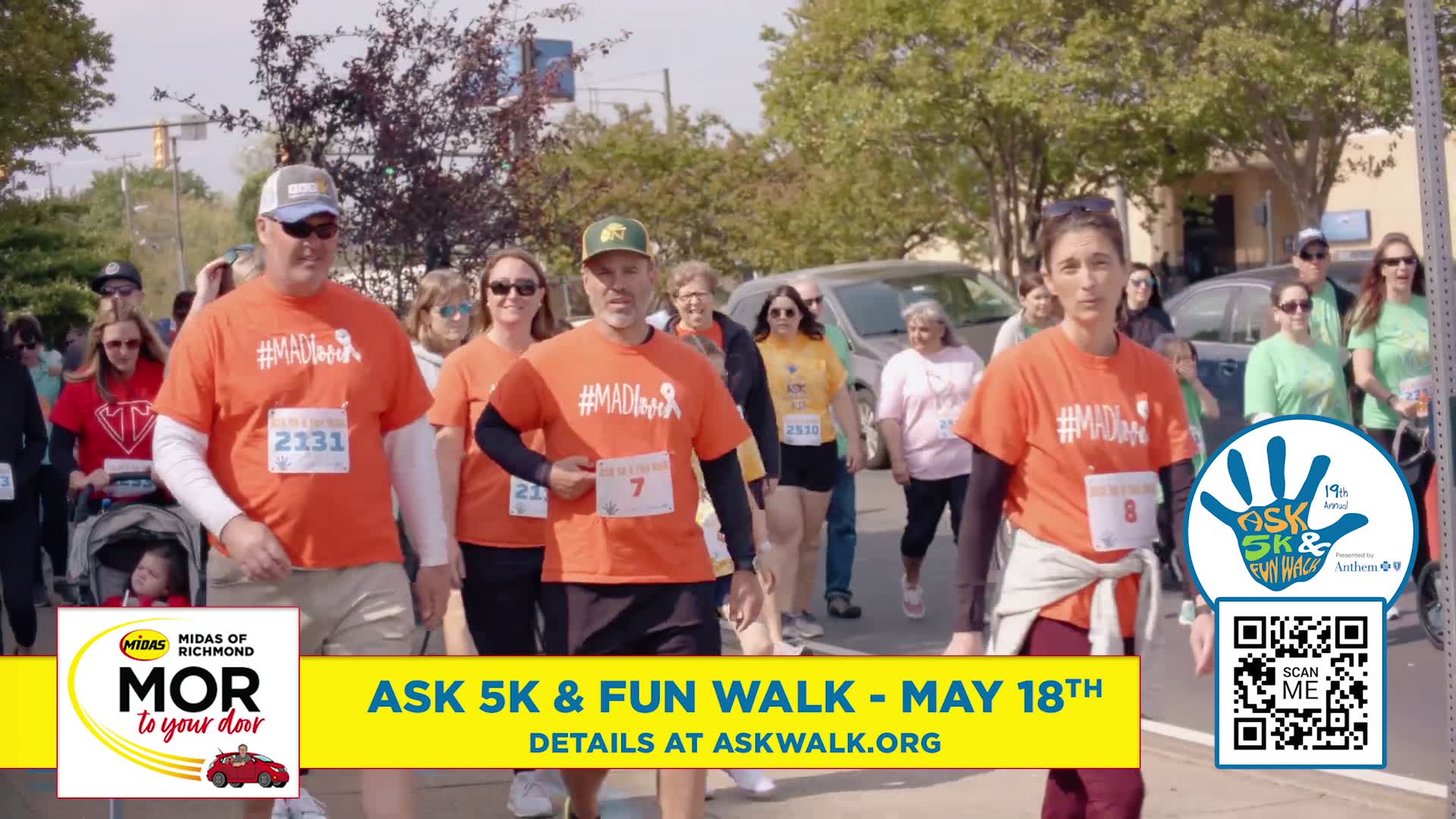 MIDAS ASK 5K WALK – WRIC ABC 8News