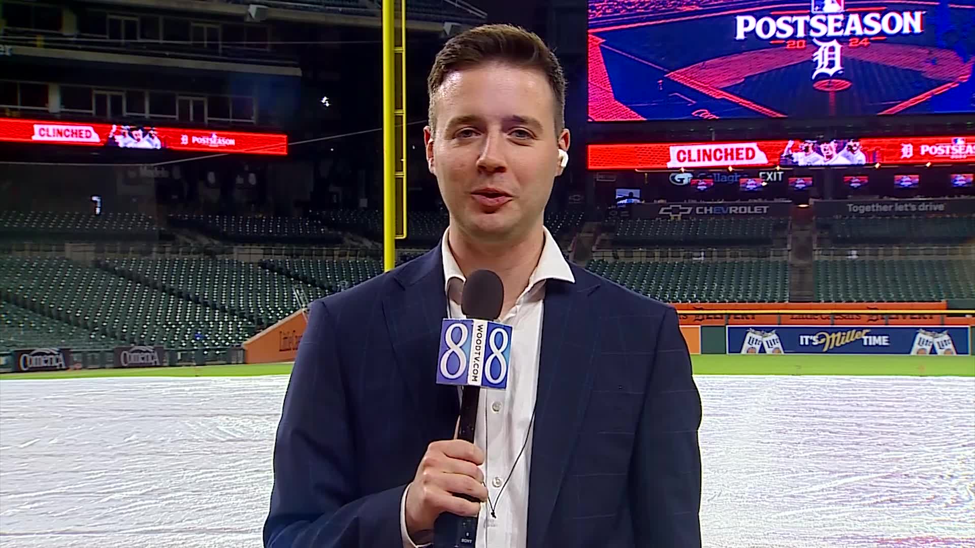 Tigers celebrate in Detroit after clinching playoff berth – WGN-TV