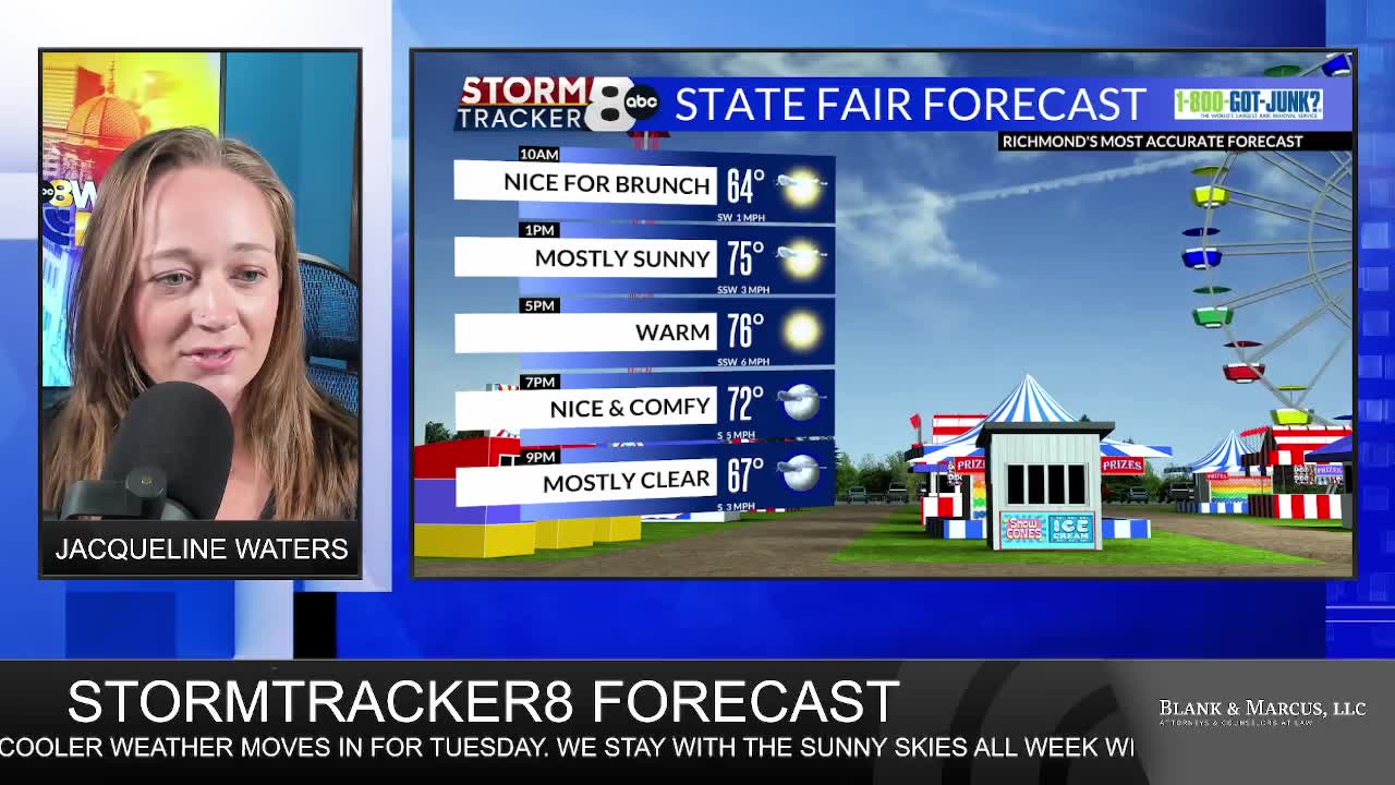 Jacqueline’s Sunday Forecast – WRIC ABC 8News