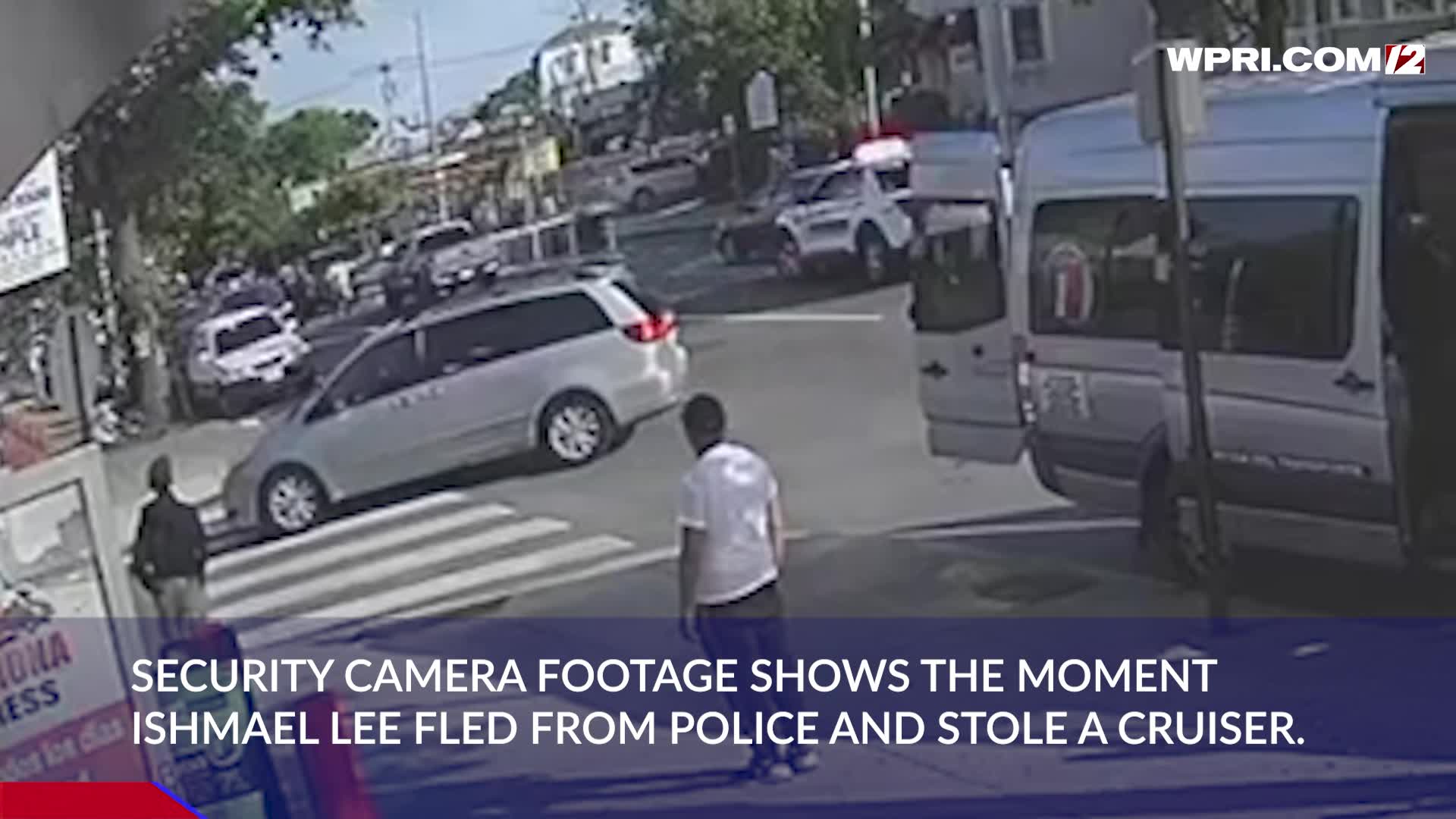 Video Now: Security footage shows man fleeing police and stealing ...