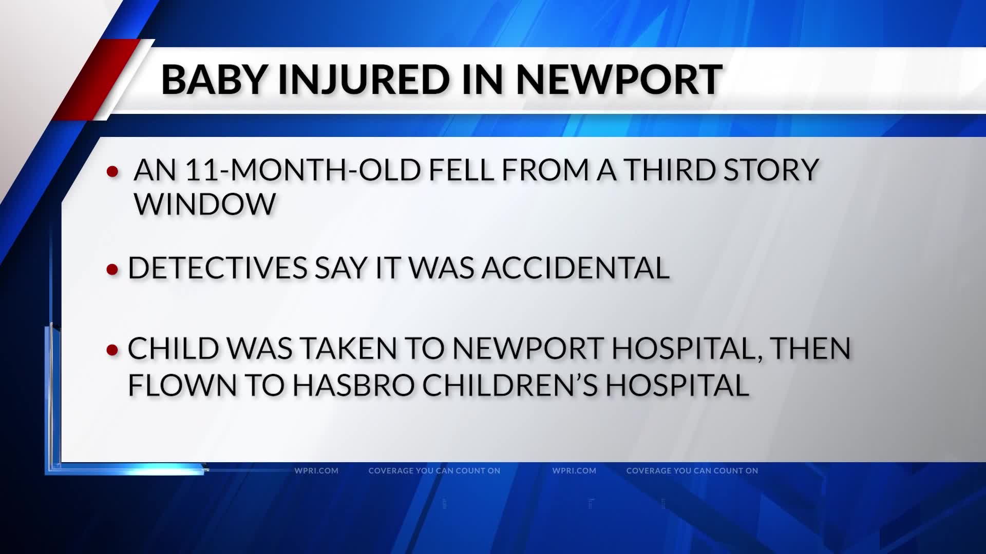 12 News Now: Baby falls out of 3rd-story window in Newport – WPRI.com