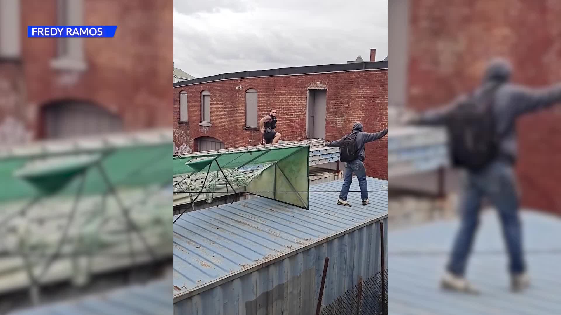 Video Now: Providence Police arrest homicide suspect hiding on a storage container – WPRI.com