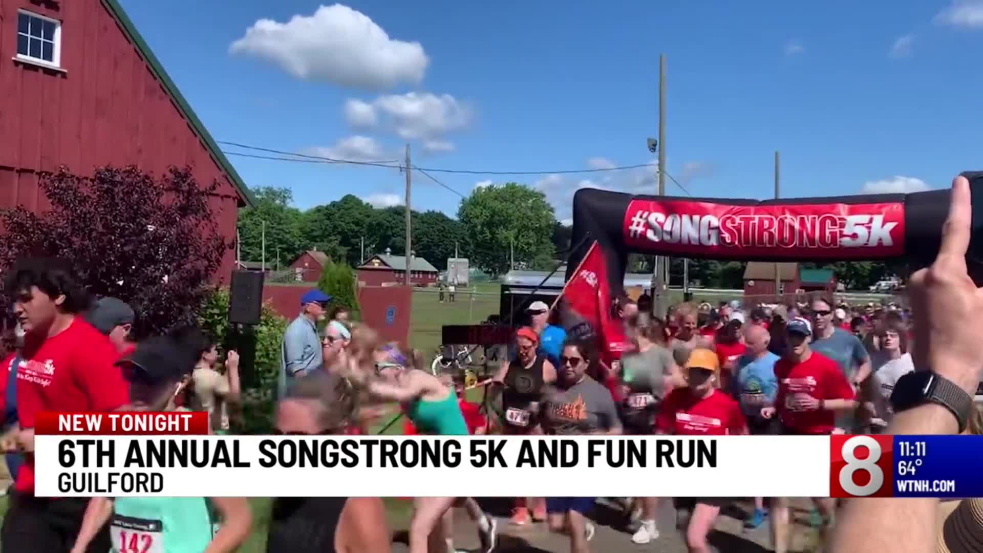 6th Annual Song Strong 5k returns to Guilford this weekend – WTNH.com