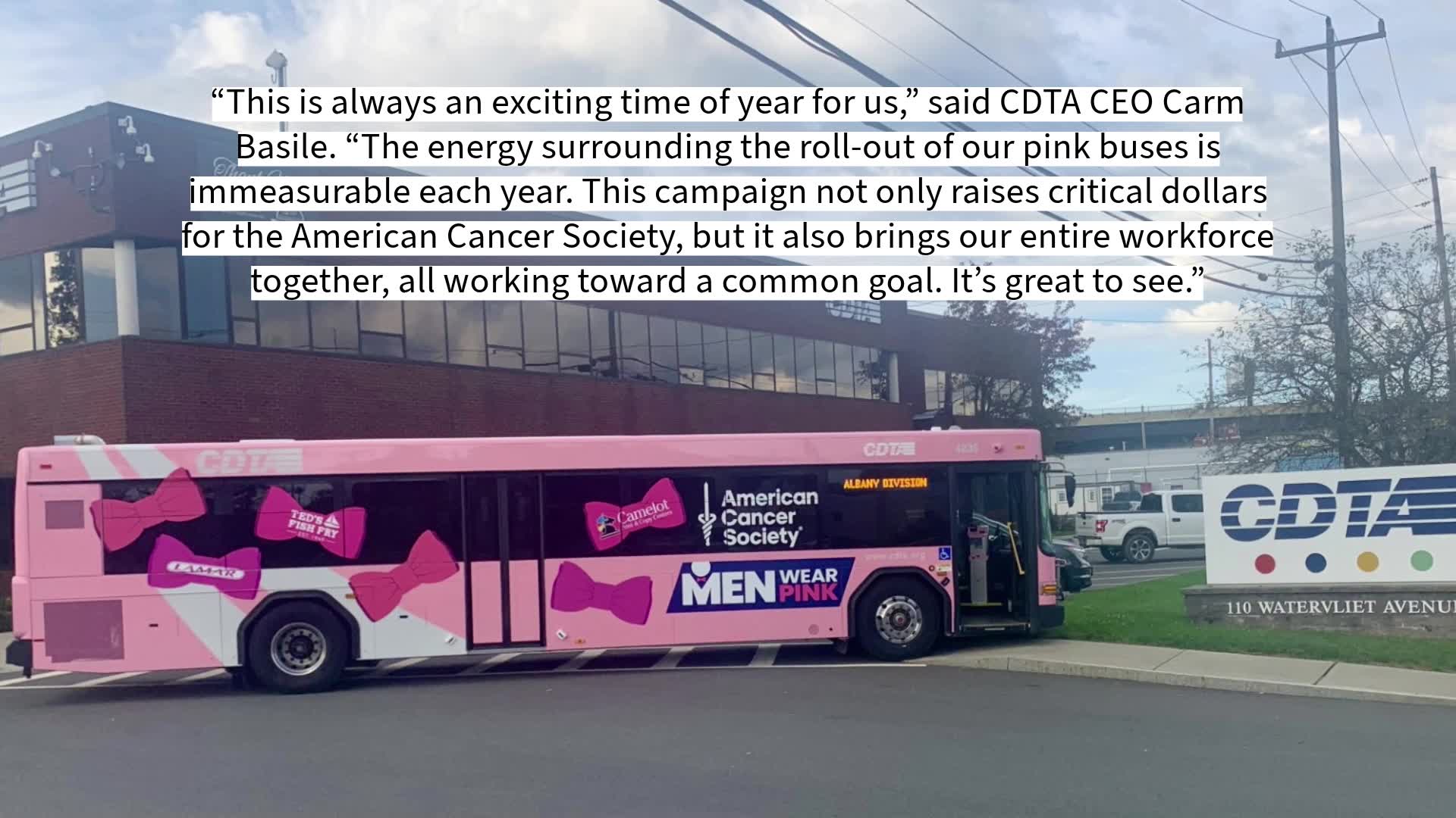 CDTA unveils 2024 Breast Cancer Awareness campaign, pink buses – NEWS10 ABC