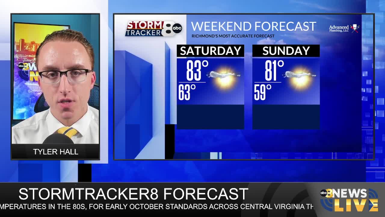 Tyler’s Friday Overnight Forecast – WRIC ABC 8News