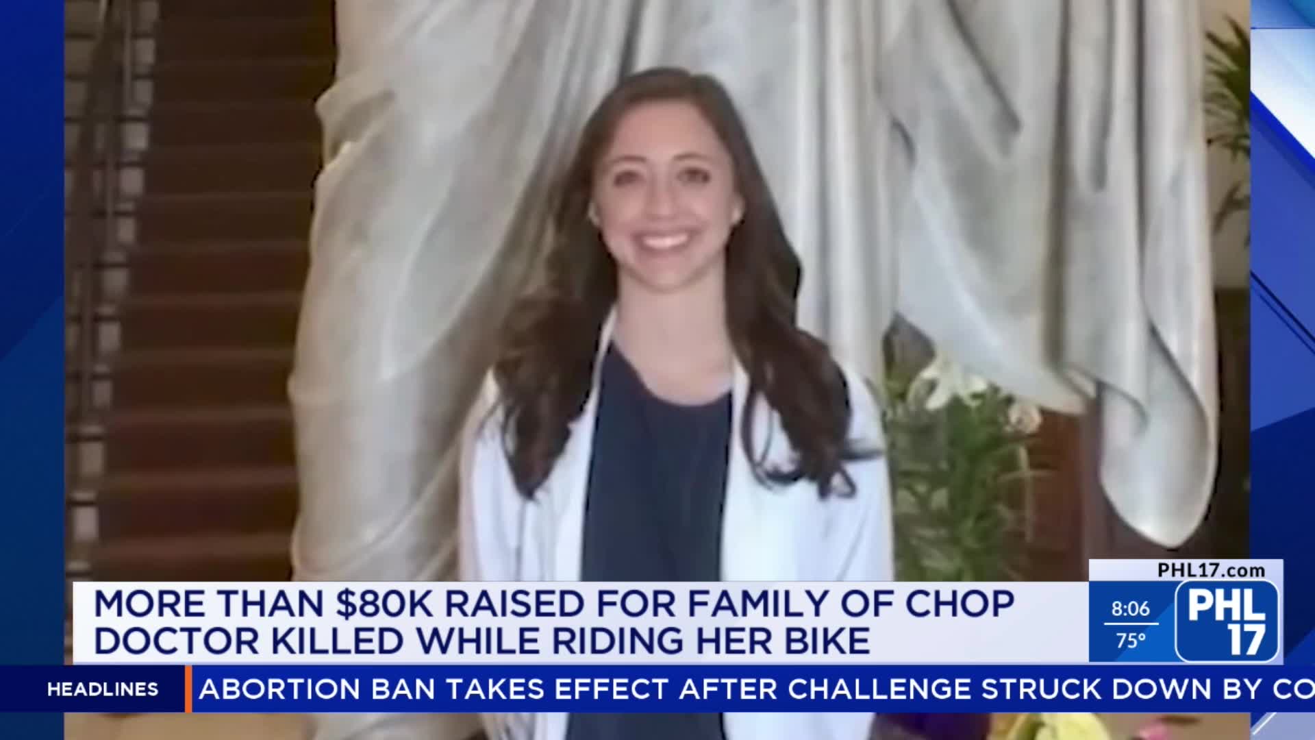 More than $80k raised for family of CHOP doctor killed while riding her ...