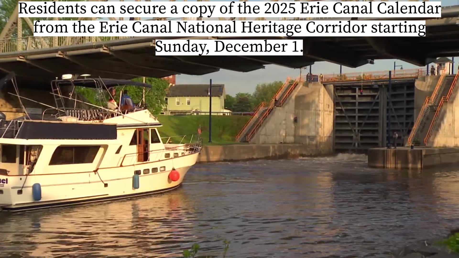 Erie Canal 2025 calendars up for grabs December 1 – NEWS10 ABC