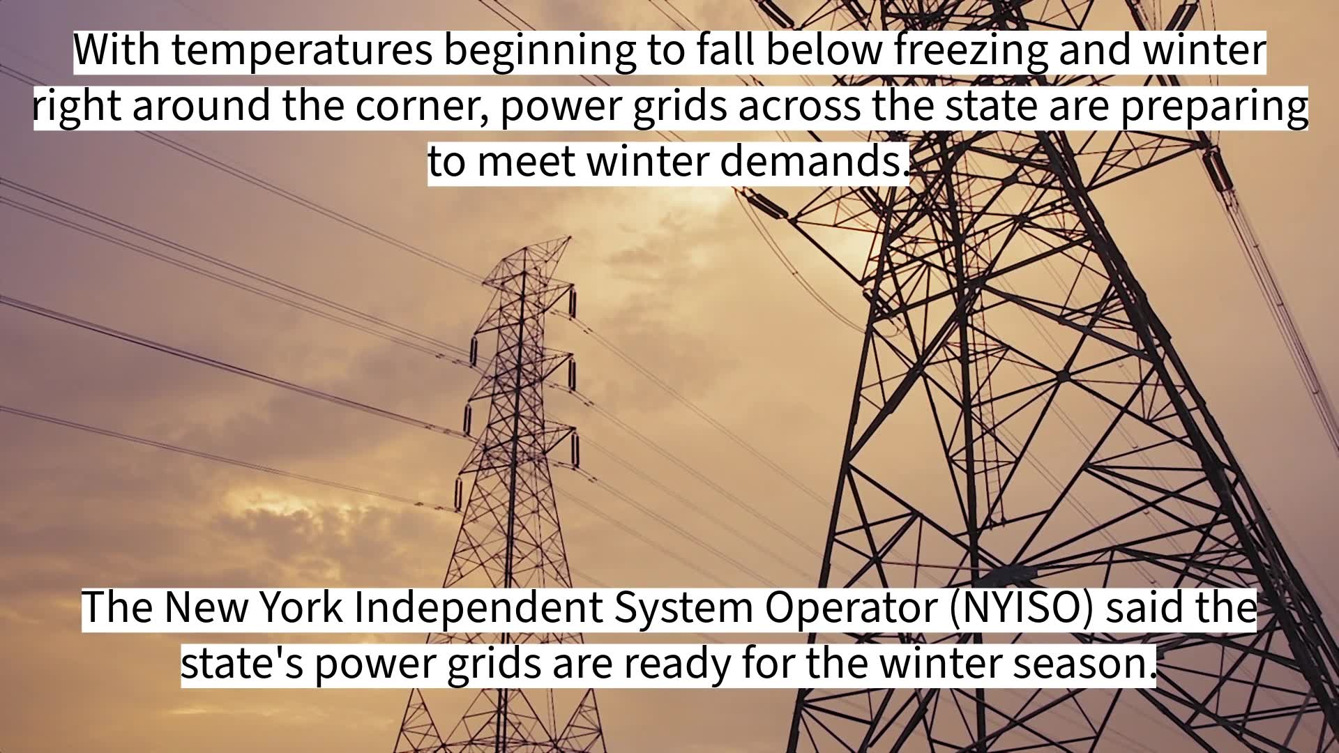 NYISO assessment shows power grid is ready for winter – NEWS10 ABC