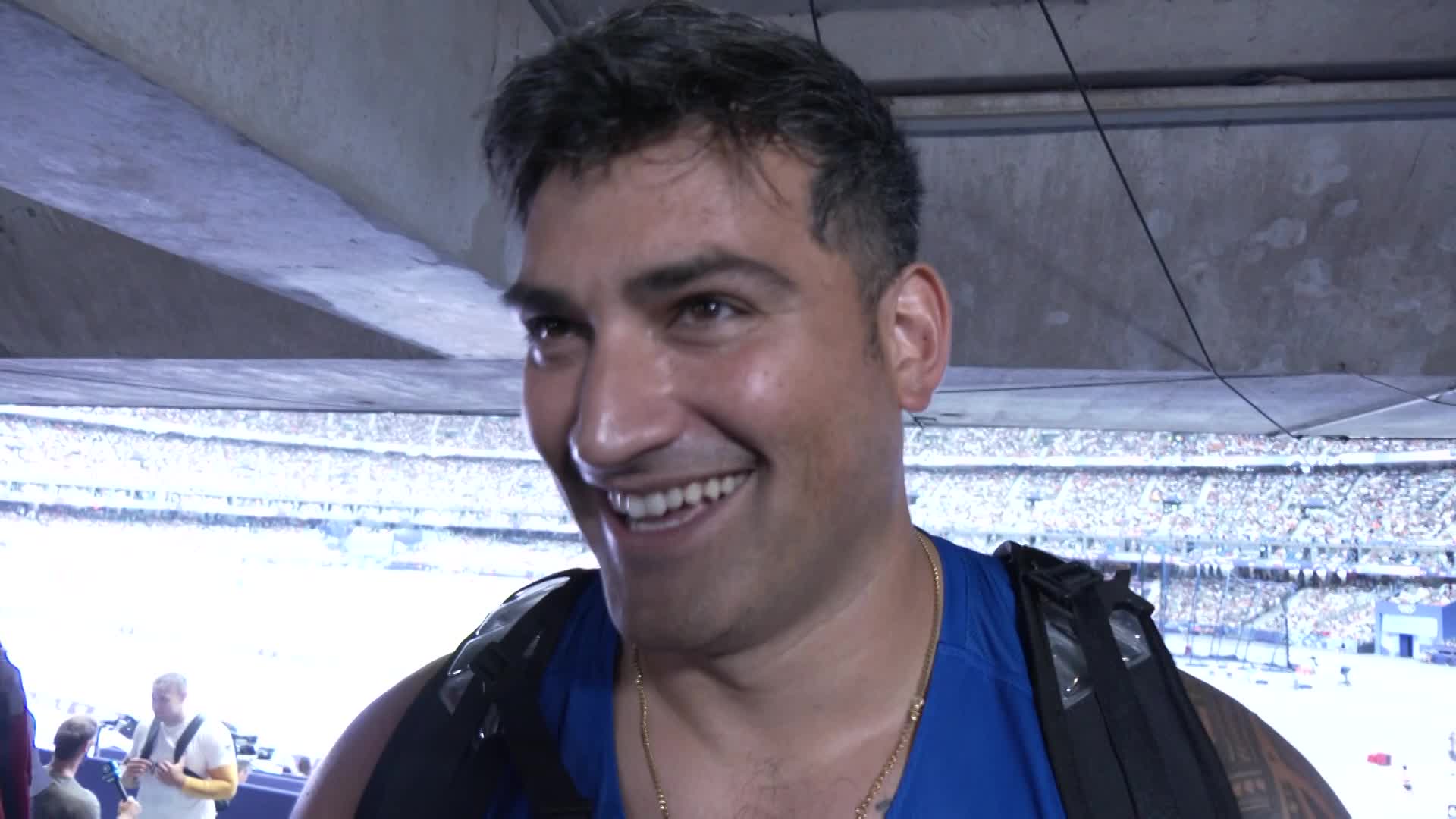 Alex Rose interview after qualifying for discus finals – WFLA