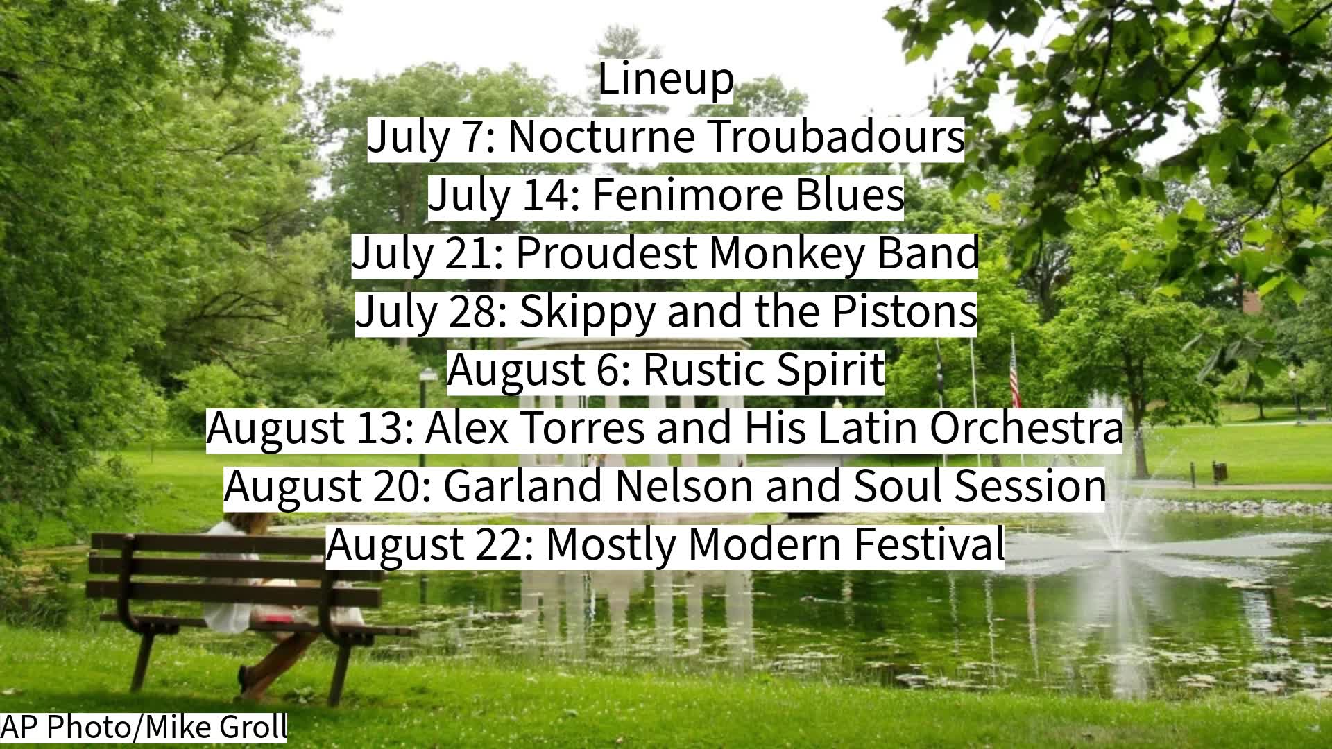 Saratoga Springs summer concert lineup announced – NEWS10 ABC