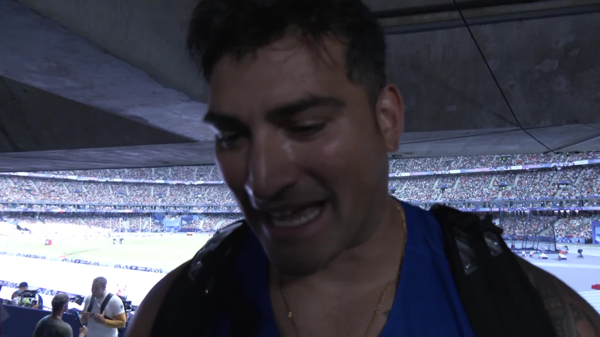 Alex Rose interview after qualifying for discus finals – Fox 8 ...