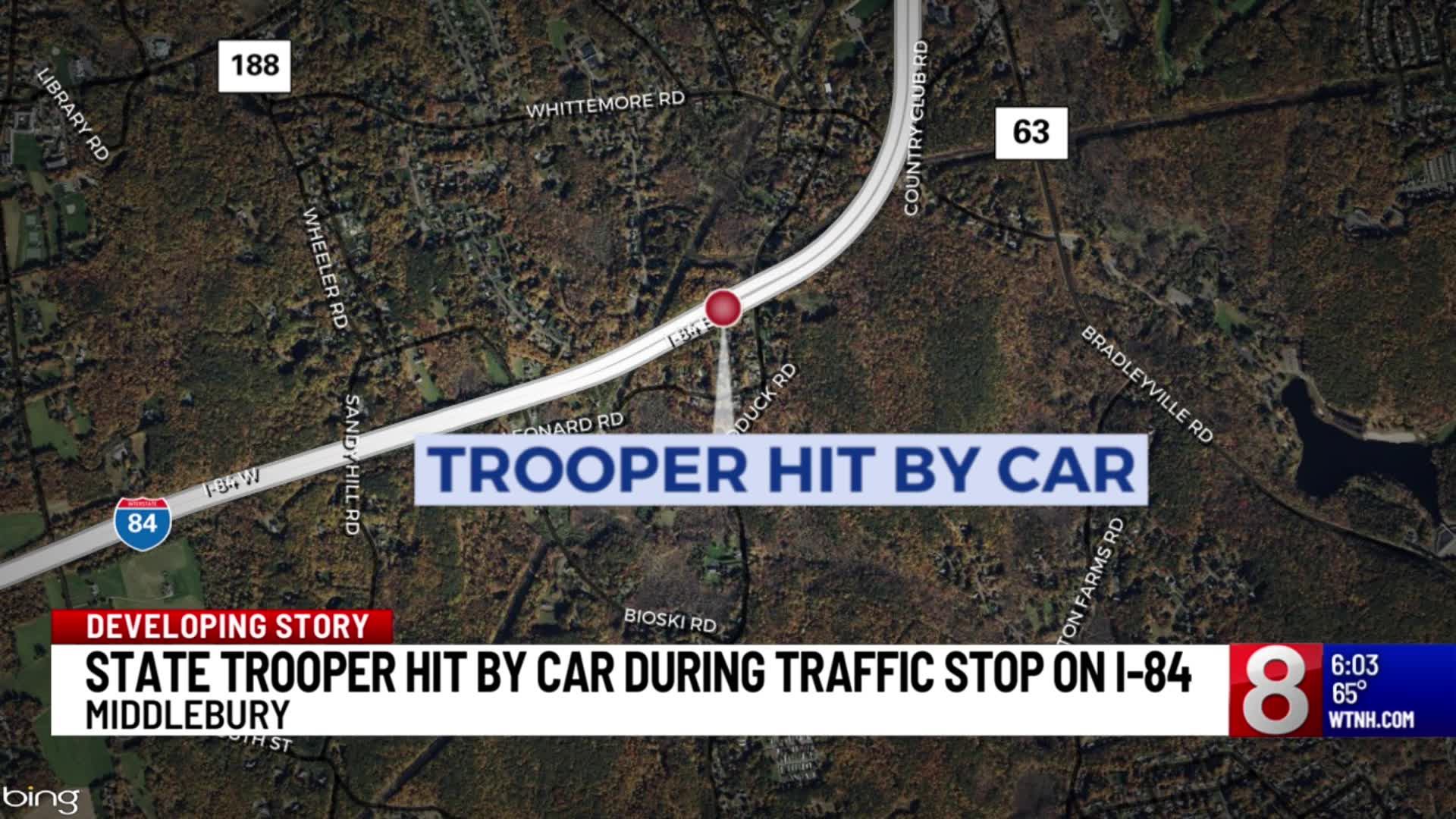 State police trooper injured while conducting traffic stop in ...