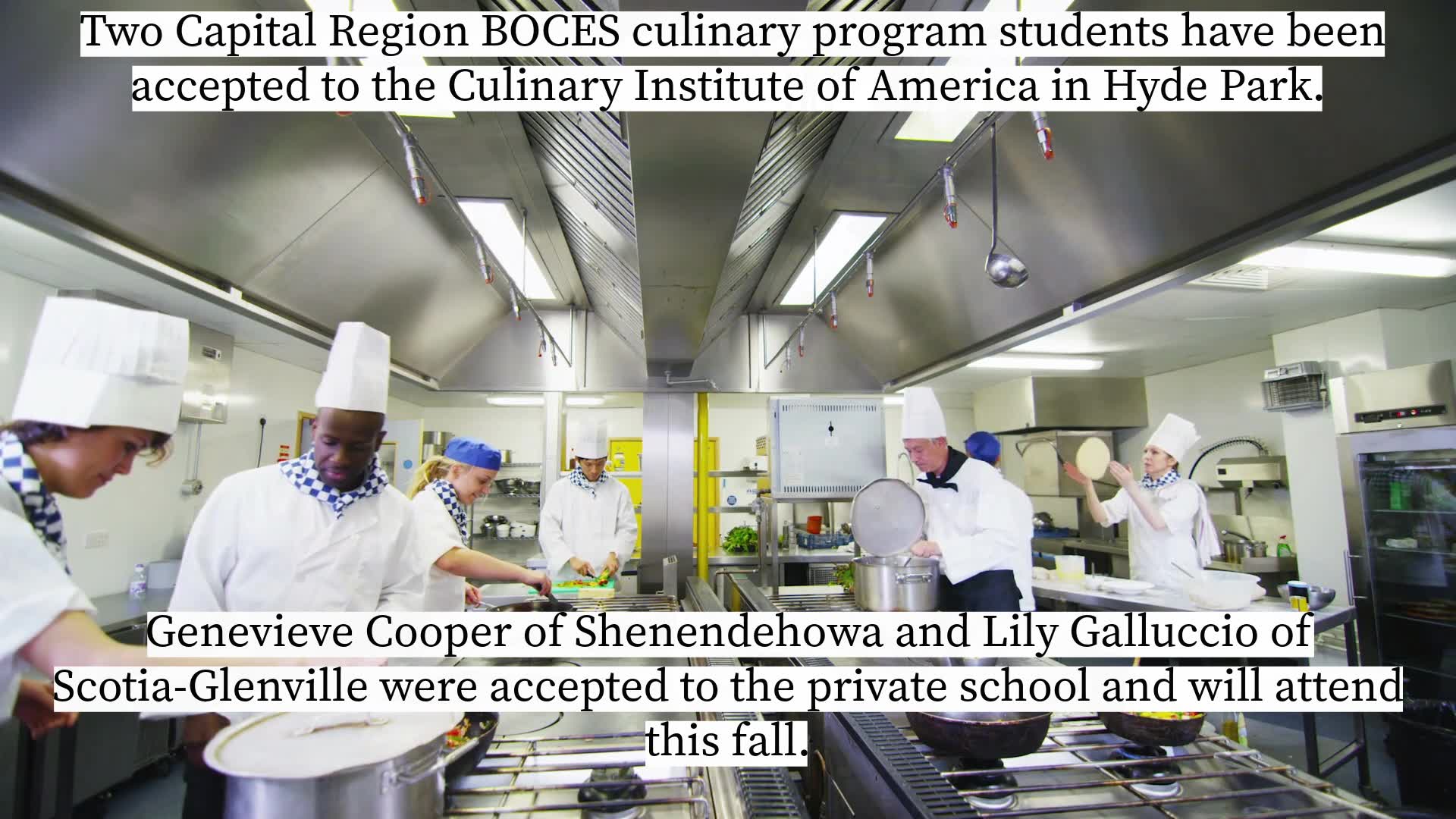 Culinary Institute of America accepts BOCES students – NEWS10 ABC