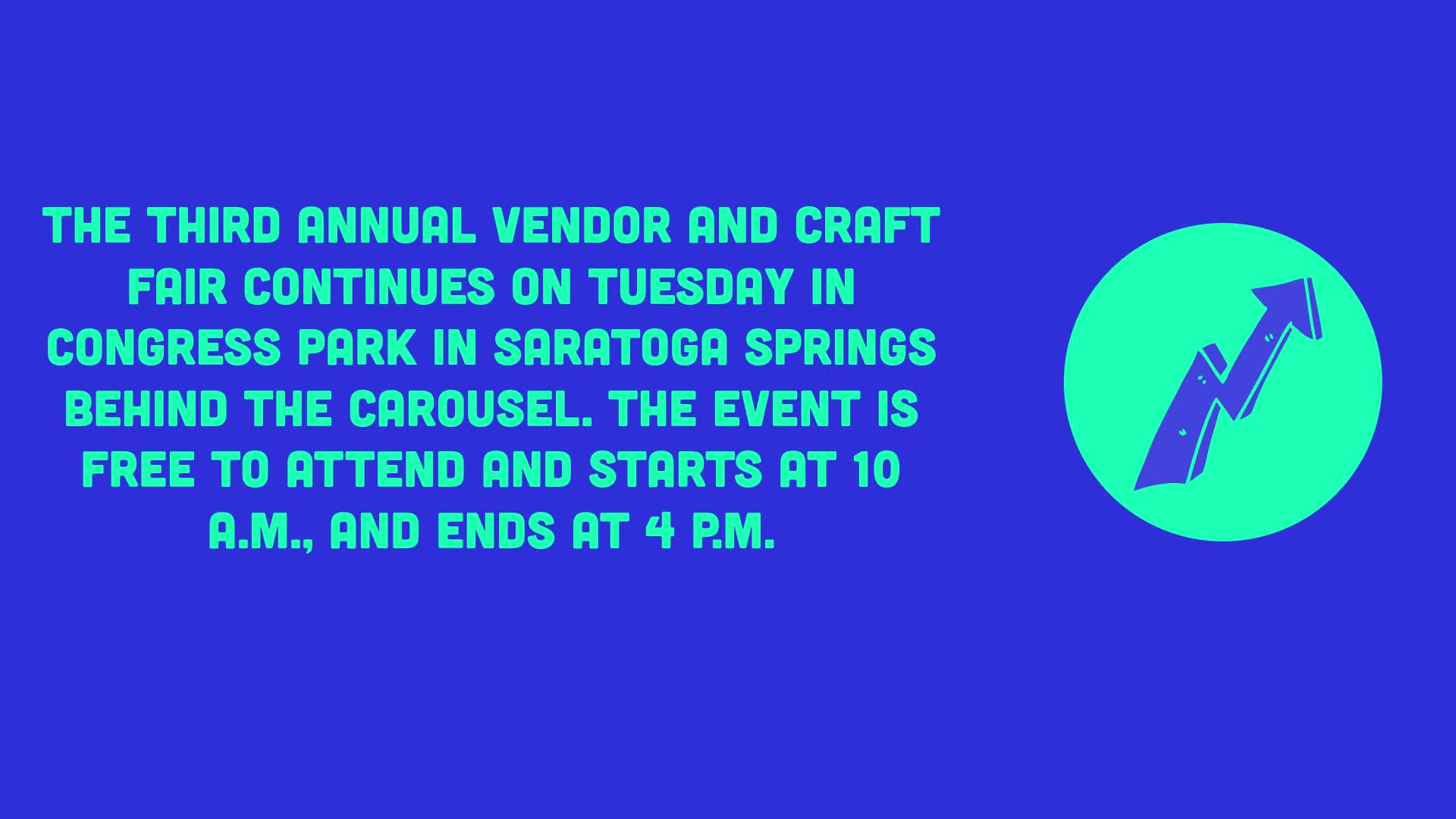 3rd annual vendors and craft festival at Congress Park – NEWS10 ABC