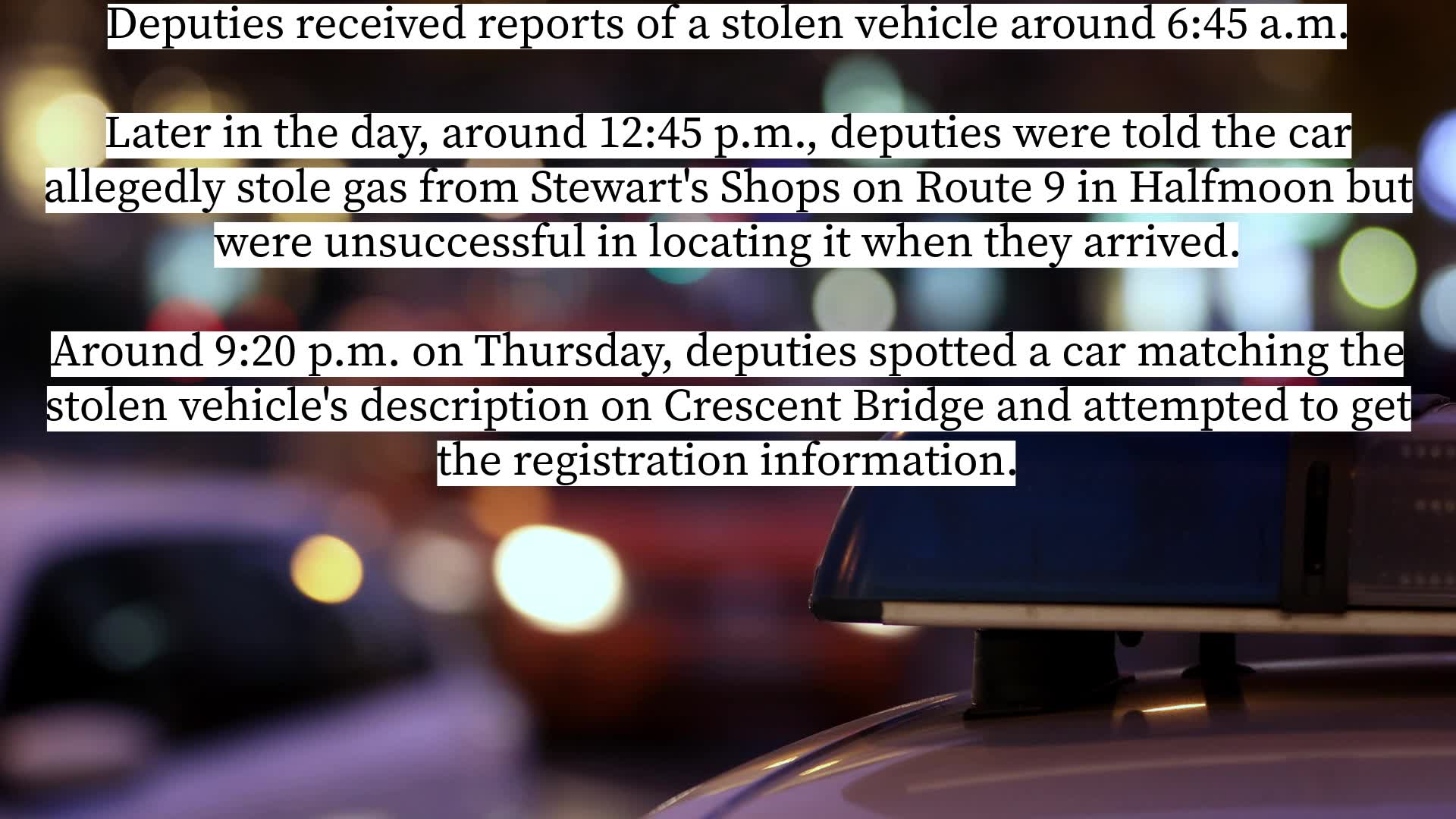 SCSO: Three teens accused of stealing a car – NEWS10 ABC