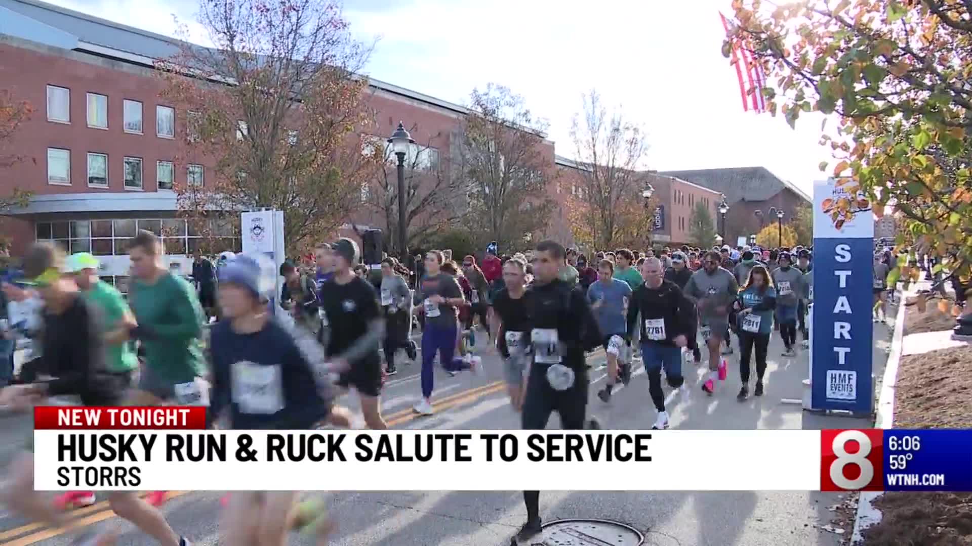 Runners fill UConn’s campus in Storrs for the Husky Run & Ruck – WTNH.com