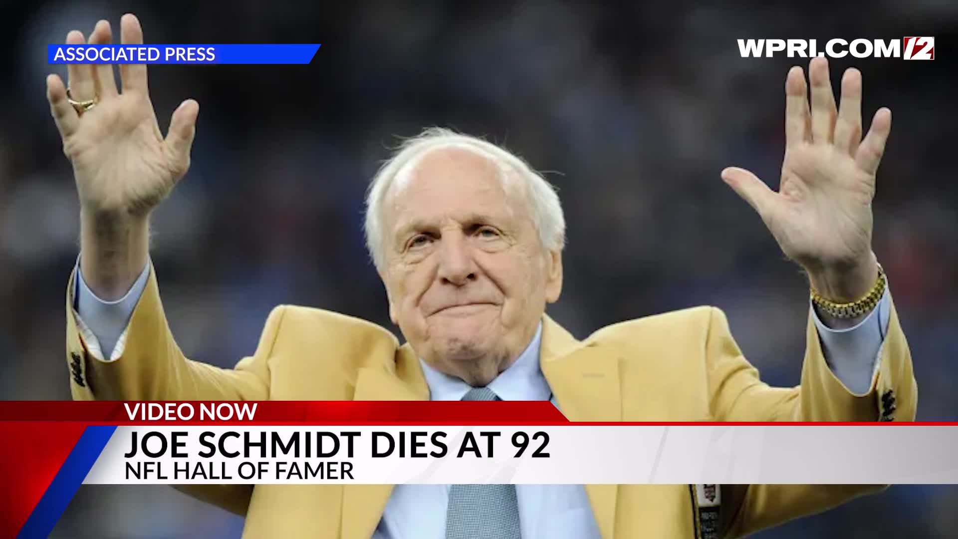 Video Now: Hall of Famer Joe Schmidt dies at 92 – WPRI.com