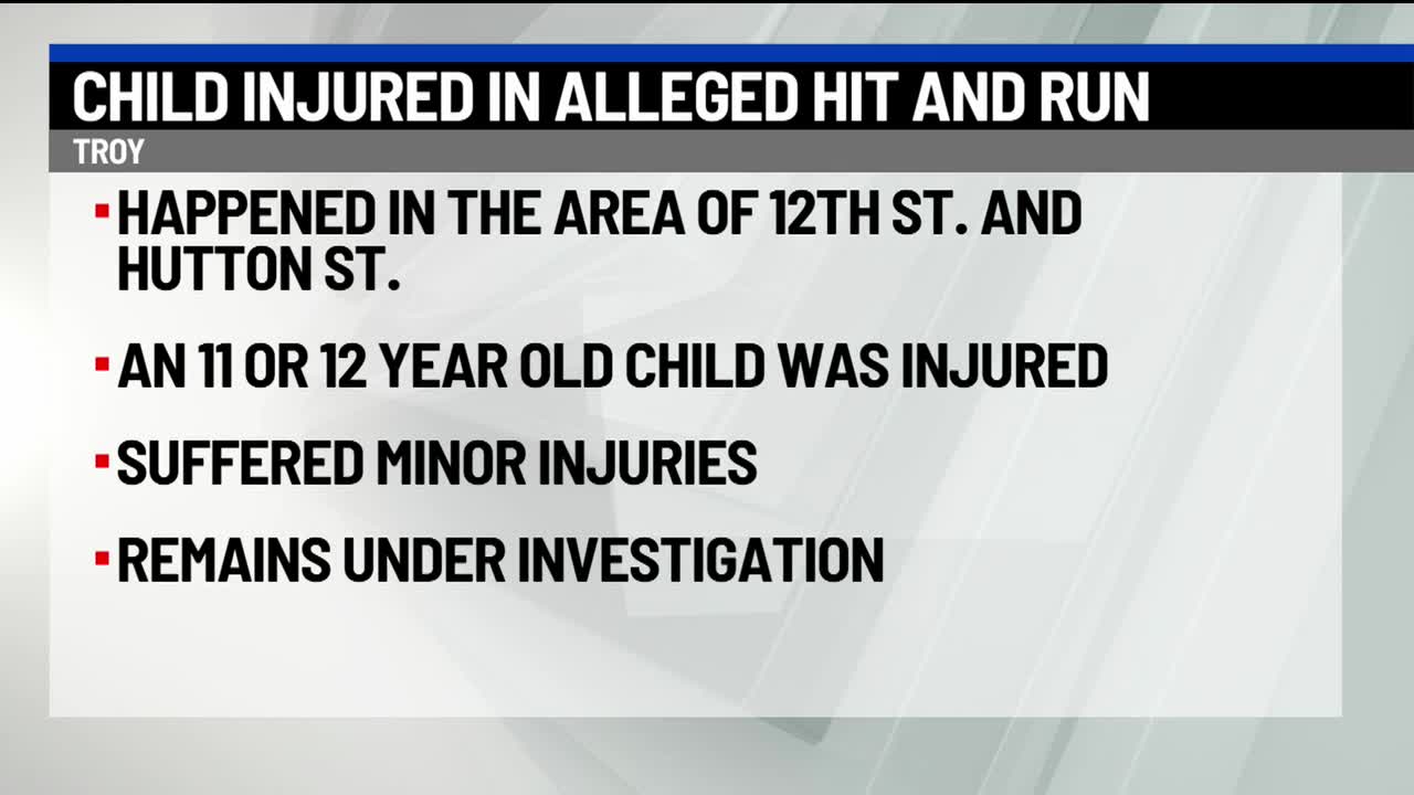 Child injured in Troy hit-and-run – NEWS10 ABC