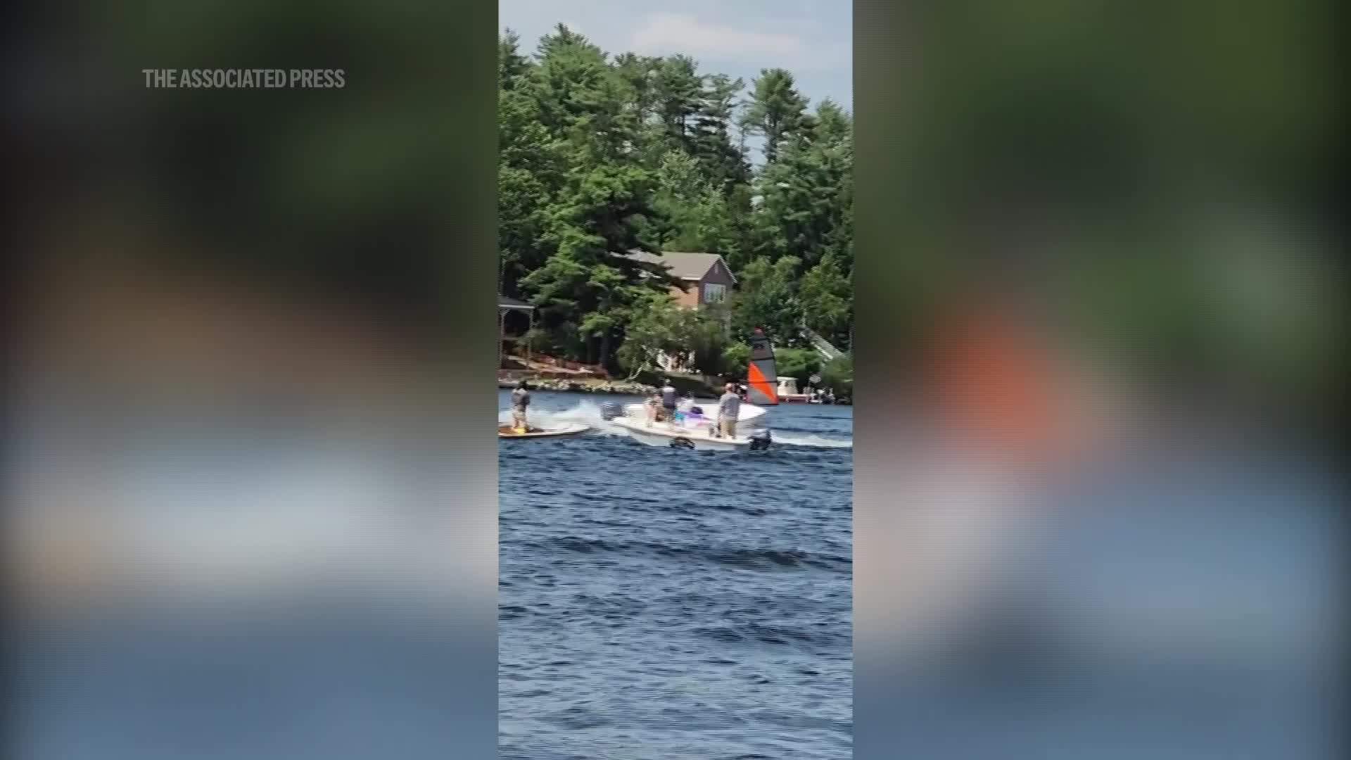 Teen safely stops runaway boat speeding in circles on New Hampshire’s ...