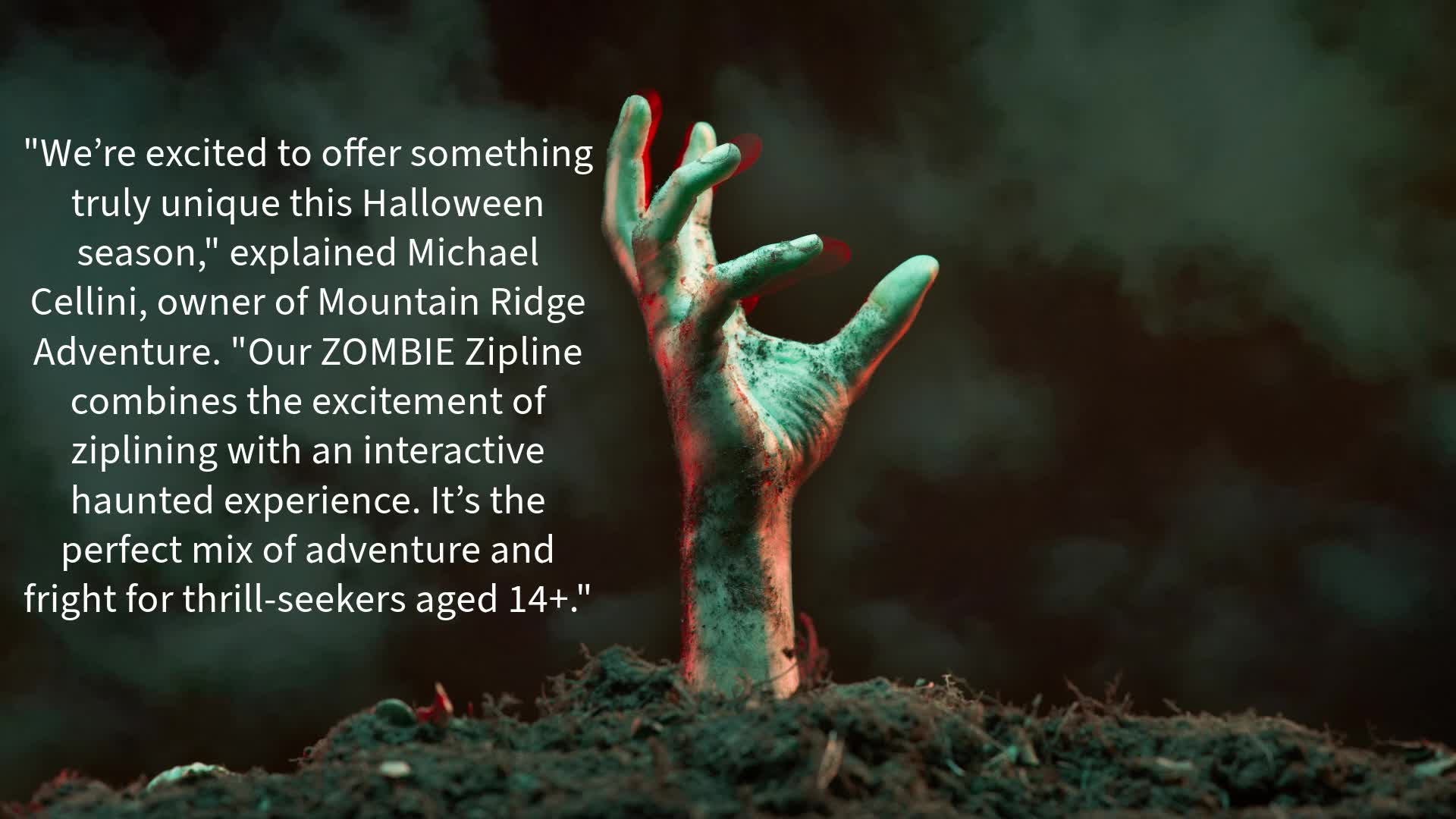 Zombie Zipline returns to Mountain Ridge Adventure – NEWS10 ABC