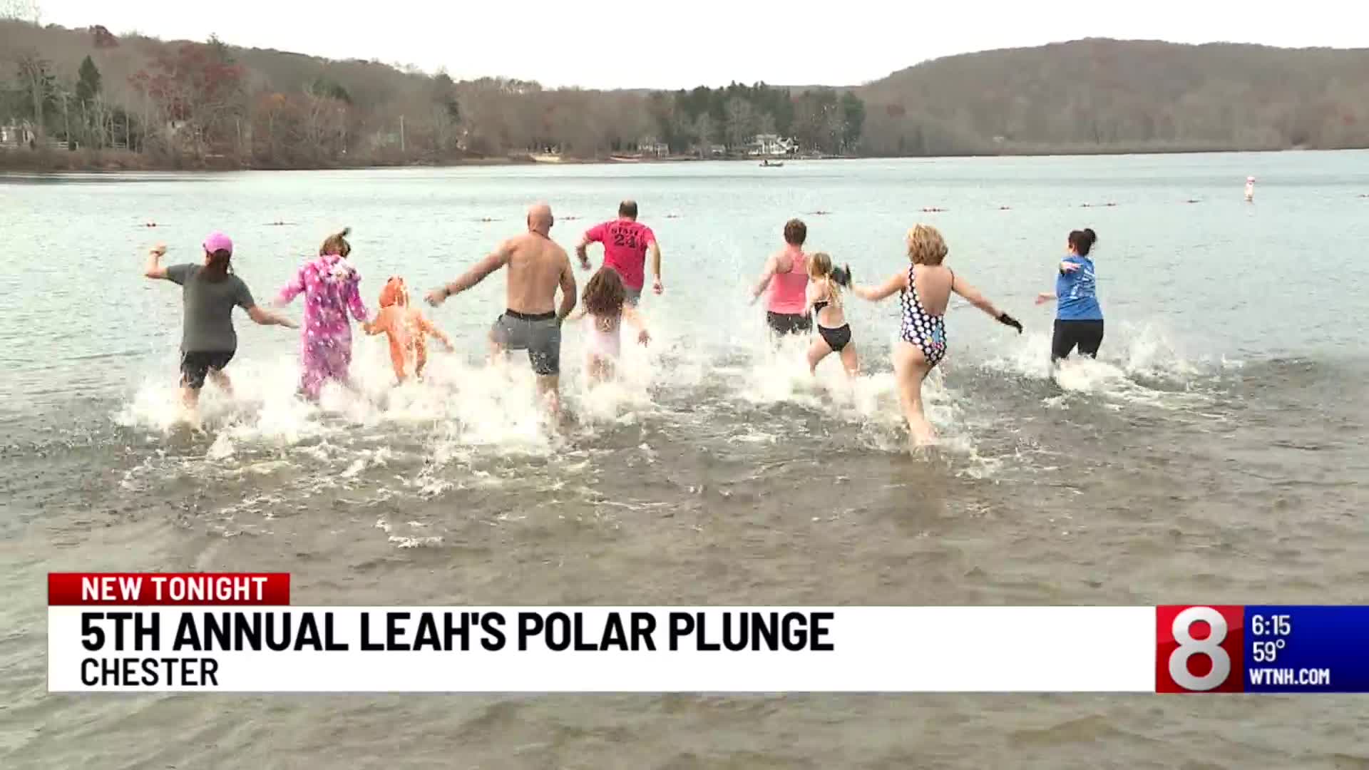 Dozens take Leah’s Polar Plunge to fight food insecurity in Chester ...